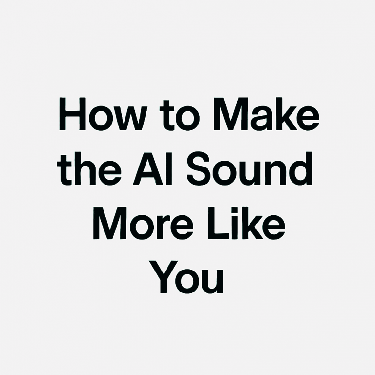 How to Make the AI Sound More Like You - Commenter AI
