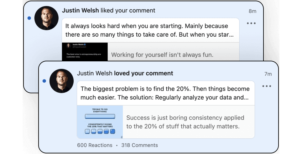 LinkedIn Comments with AI That Save You Hours | Commenter AI